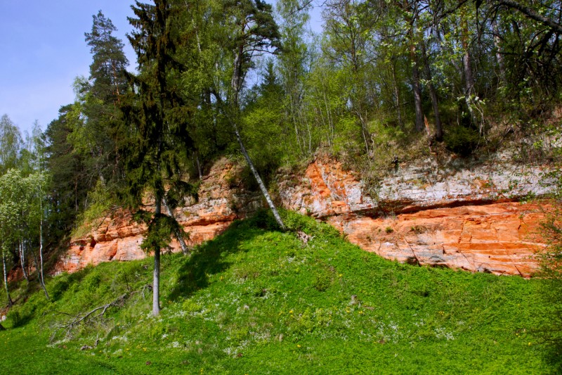 Outcrop, steep coast, cave - gotobaltic.com